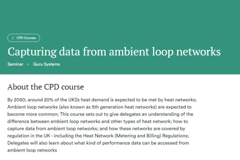 Guru Systems solutions for ambient loop networks - Guru Systems